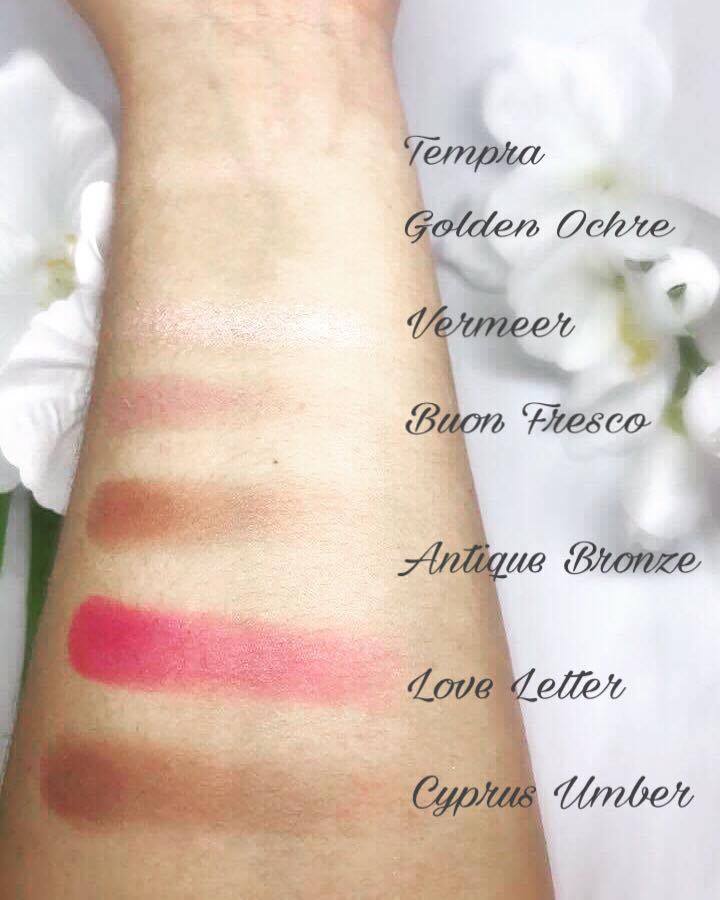 ABH „Modern Renaissance Palette“ Fake, Reihe 1 Swatches - Schminkmodelle